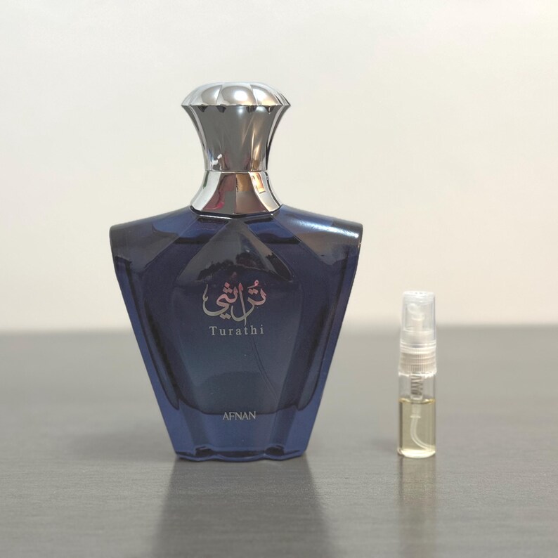 Afnan Turathi Blue Decant | Travel Size Sample Vial | 3ml Glass ...