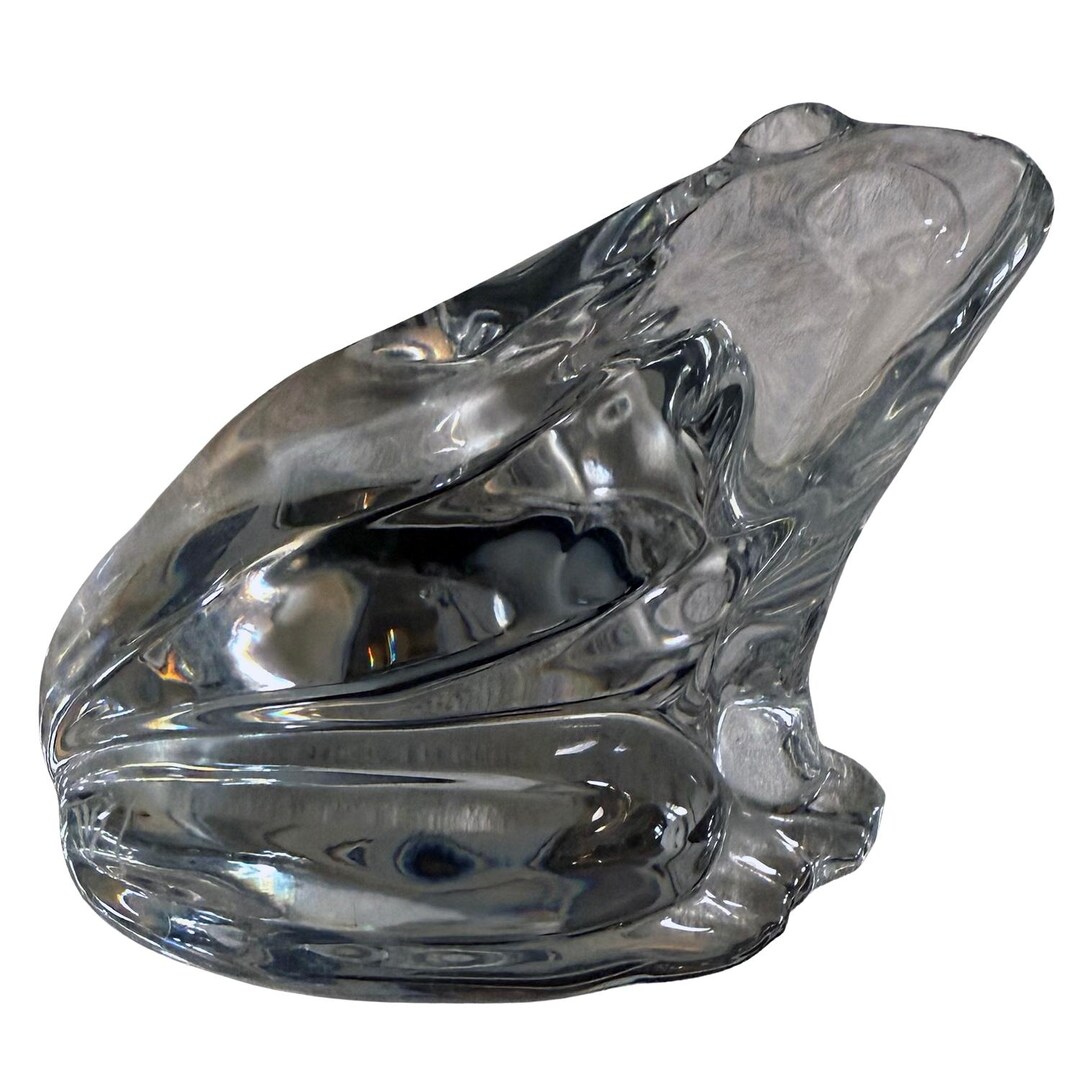 Baccarat France 2.75” Frog Clear Crystal Paperweight Figurine - Etsy