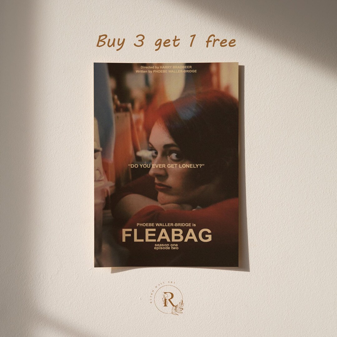 Fleabag Poster | TV Series Wall Art | Retro Home Decor | Vintage Art - Etsy