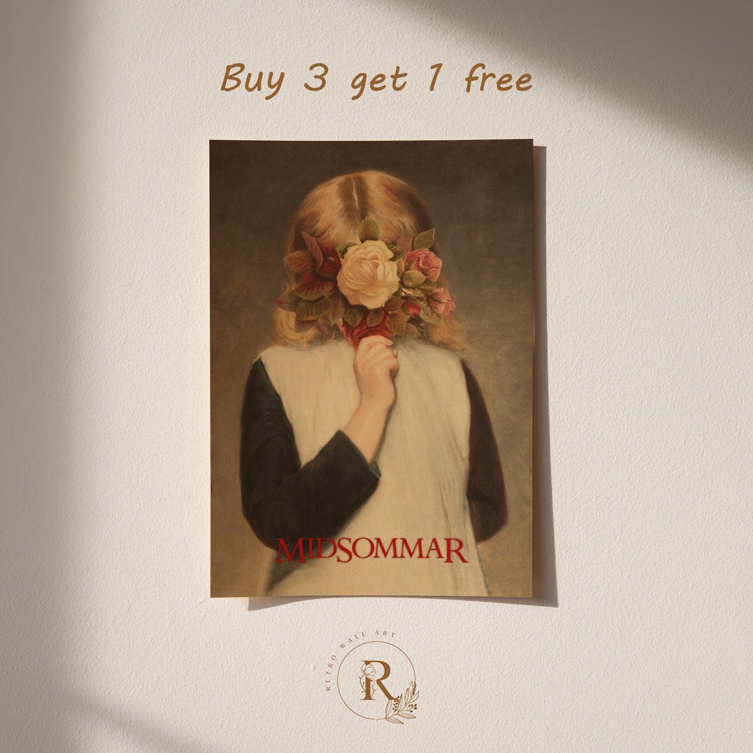 Midsommar Poster | Movie Wall Decor | Retro Film Print | Home Theater ...