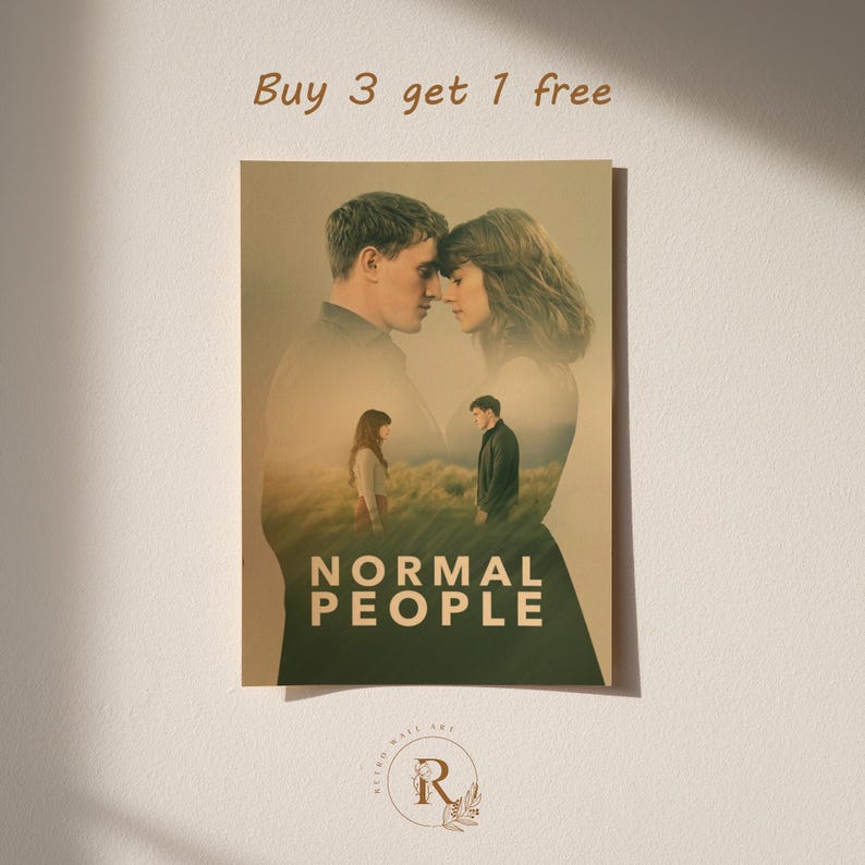 Normal People Poster | TV Series Wall Art | Retro Home Decor | Vintage ...