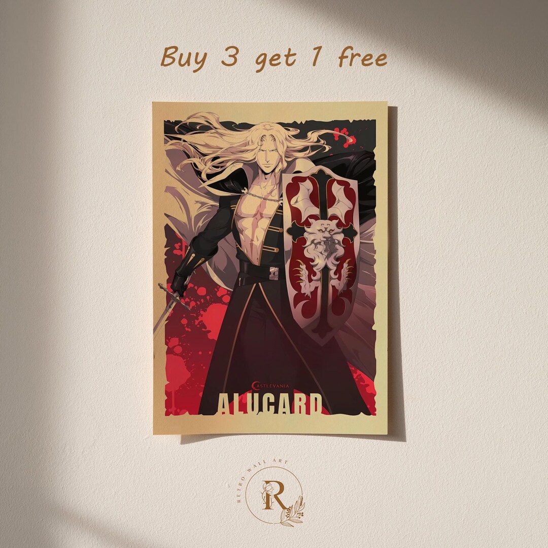 Castlevania Poster | TV Series Wall Art | Retro Home Decor | Vintage ...