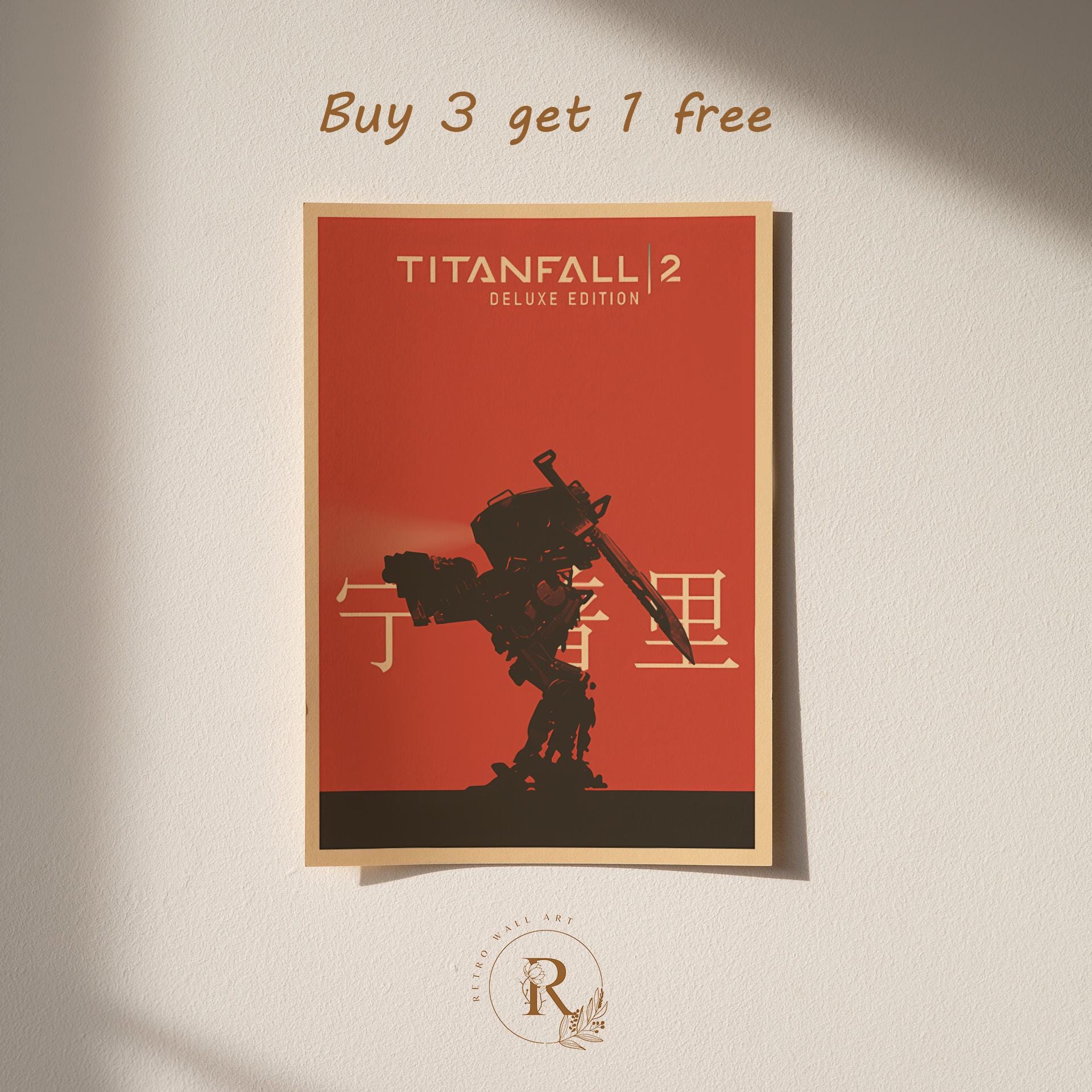 Titanfall 2 Poster | Video Game Wall Art Print | Gamer Room Decor ...