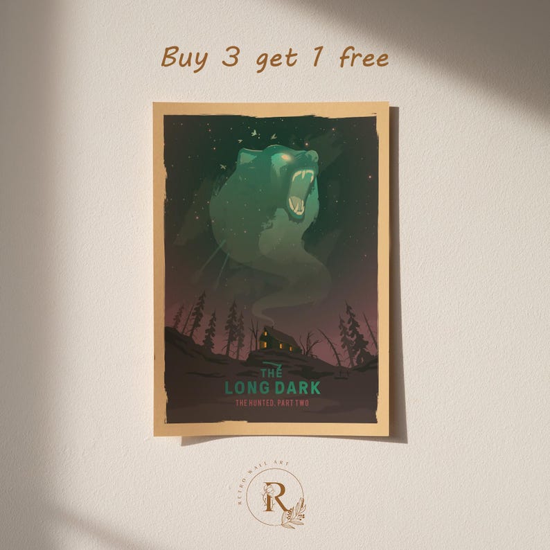 The Long Dark Poster | Video Game Wall Art Print | Gamer Room Decor ...