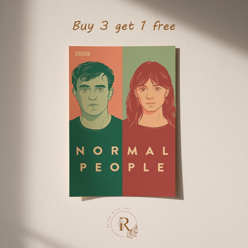 Normal People Poster | TV Series Wall Art | Retro Home Decor | Vintage ...