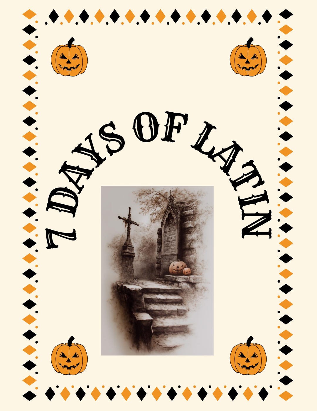 Spooky Latin Halloween Vocabulary Challenge: Vampire Words & Phrases ...