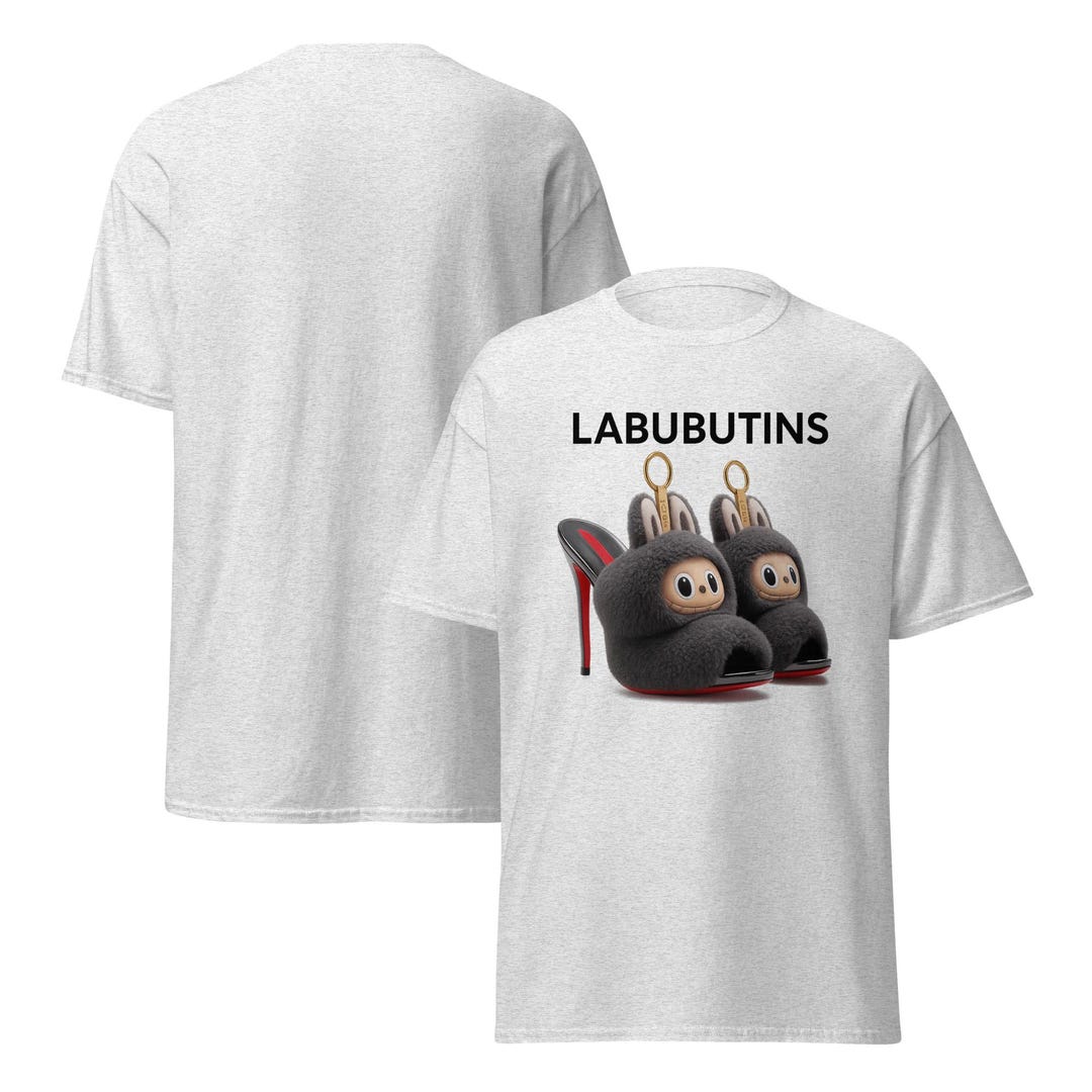 Funny LABUBUTINS Bunny Heels Meme T-shirt: Gift for Fashion Lovers - Etsy