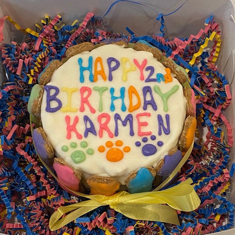Dog Birthday Cake - Etsy
