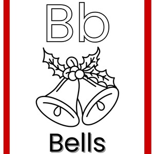 Christmas Alphabet Coloring Book for Kids | A-Z Printable Pages ...