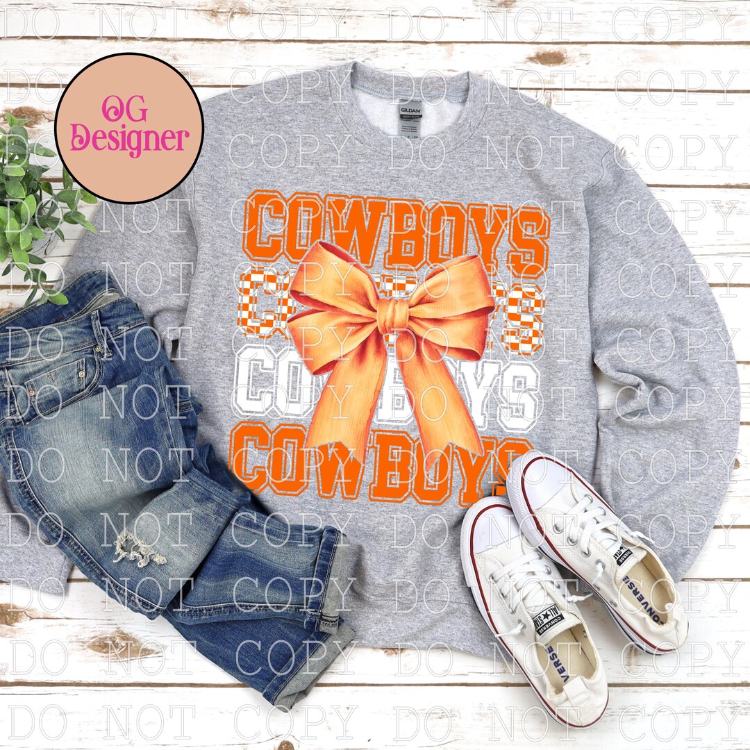 Cowboys Orange Mascot PNG Football Baseball Digital Design Mascot Best ...