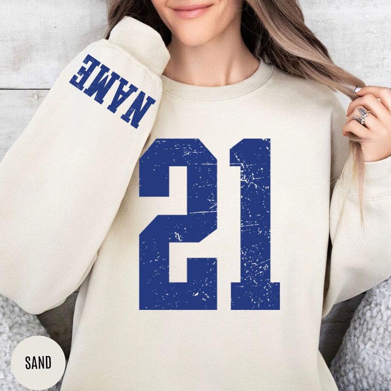 Number Sweater Last Name - Etsy