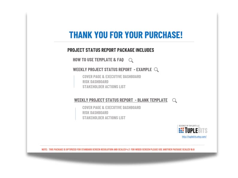 Executive Weekly Project Status Report Powerpoint Template: Executive ...