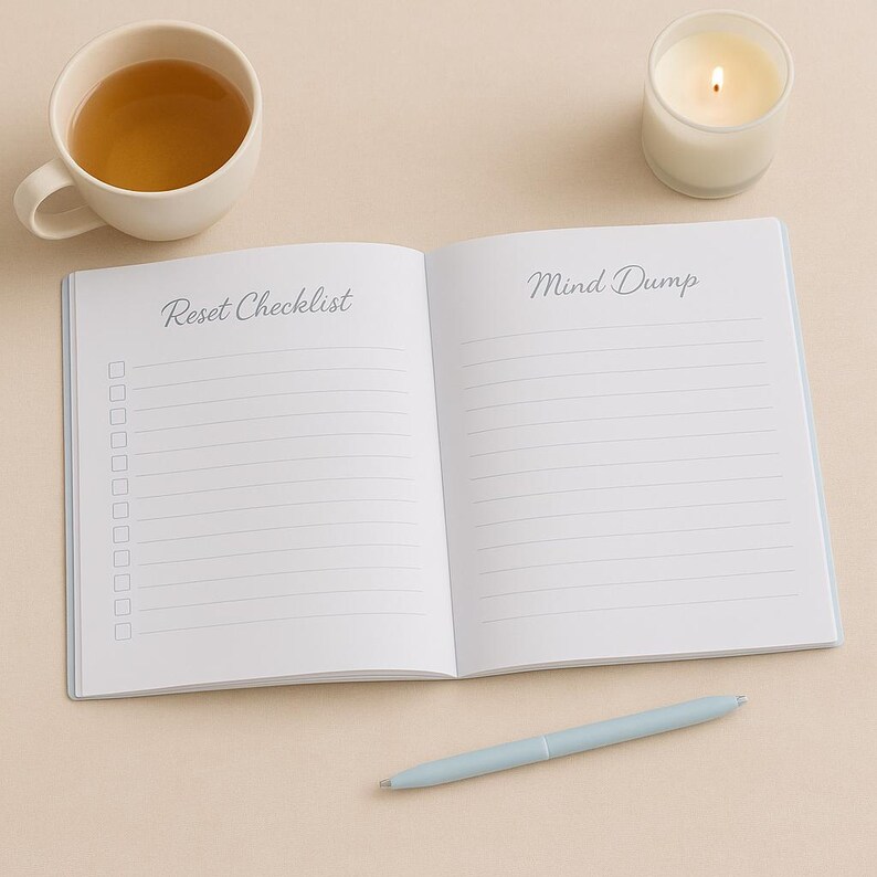 Life Reset Planner | Printable Self-care & Goal Setting Journal ...