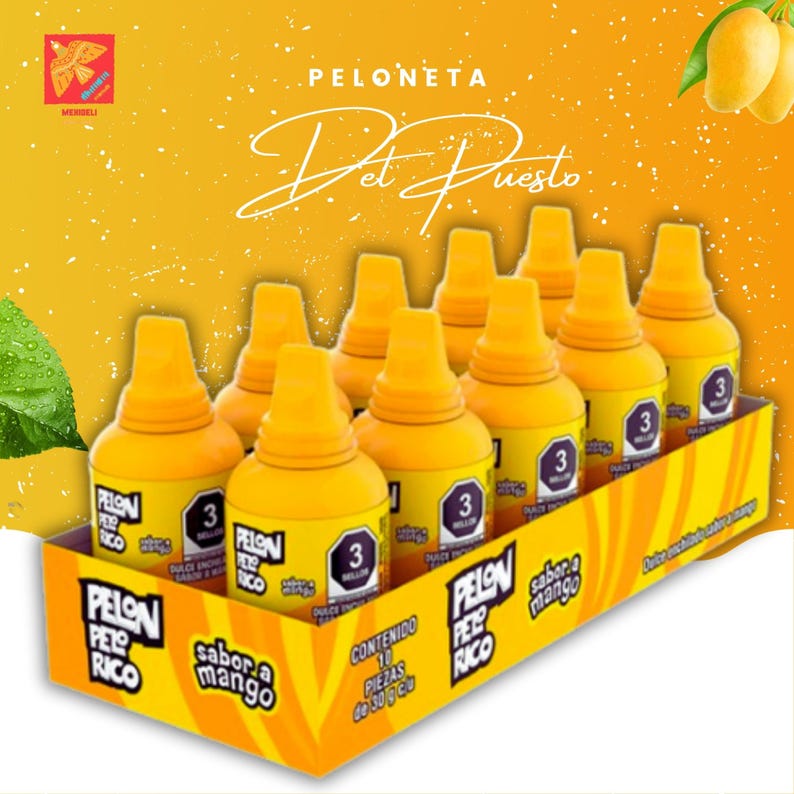 Pelon Pelo Rico Mango Candy 2-pack: Sweet Spicy Mexican Tamarind Treats ...