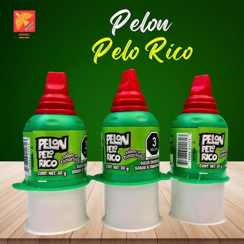 3 PACK Pelon Pelo Rico Tamarind Candy, Mexican Spicy Sweet Candy ...