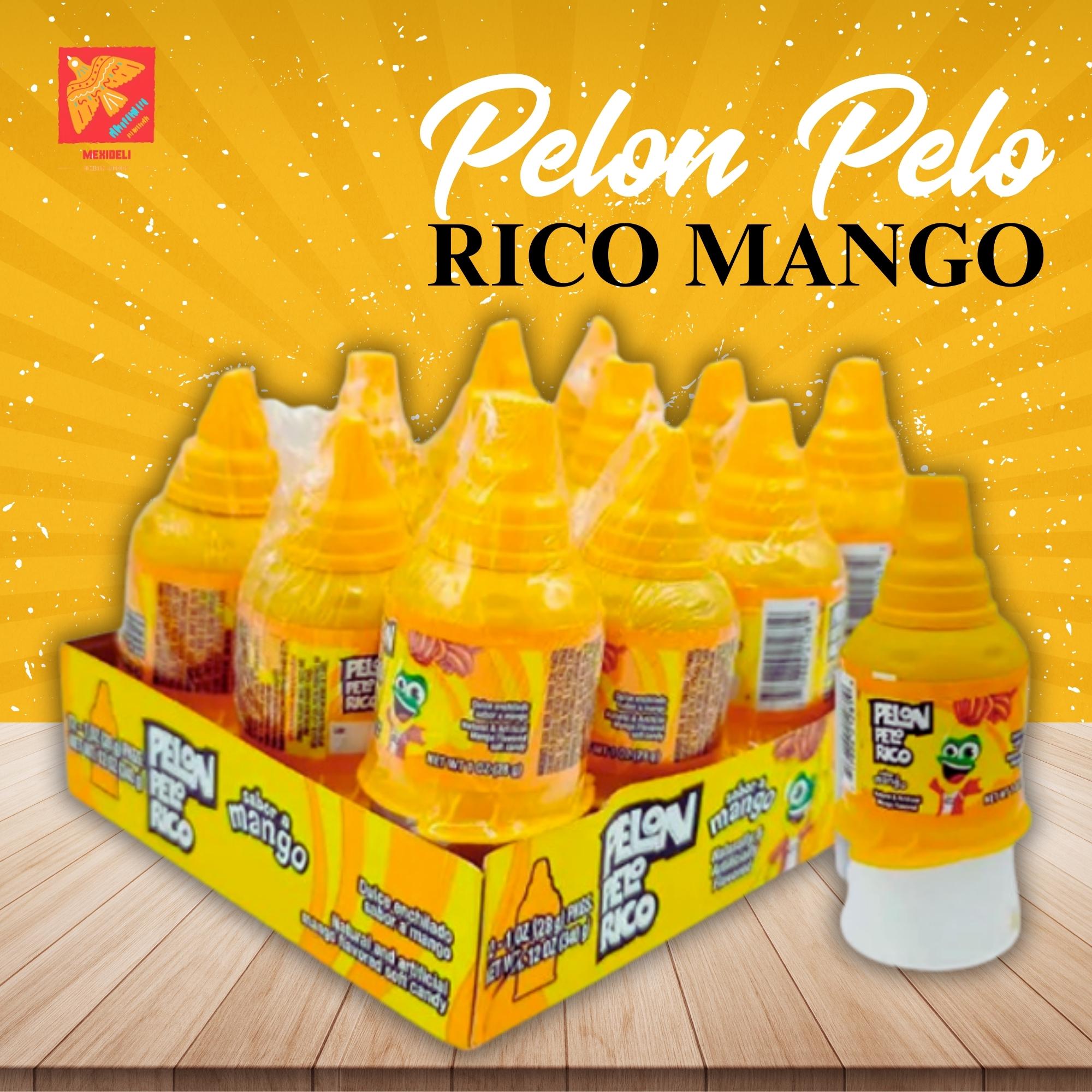 Pelon Pelo Rico Mango Candy 2-pack: Sweet Spicy Mexican Tamarind Treats ...
