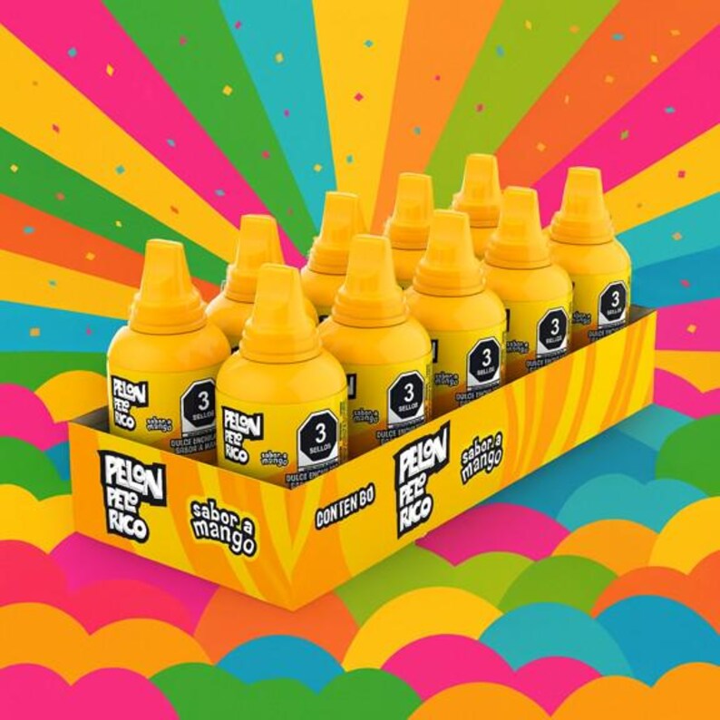 Pelon Pelo Rico Mango Candy 2-pack: Sweet Spicy Mexican Tamarind Treats ...