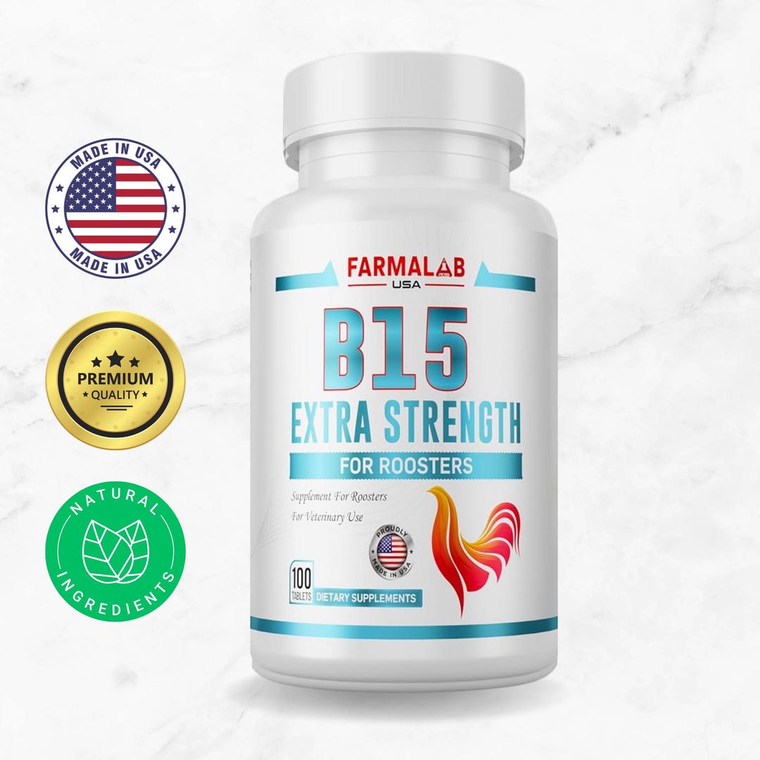 B15 Extra Strength – 100 Tablets | FARMALAB | Avian Wellness Supplement ...