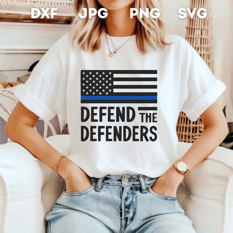 Defend the Defenders Svg | Back the Blue Svg | Law Enforcement Svg ...