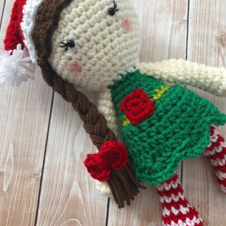 Little Miss Elf Doll/girl Elf Plush Doll/elf Ragdoll/ Christmas Doll ...