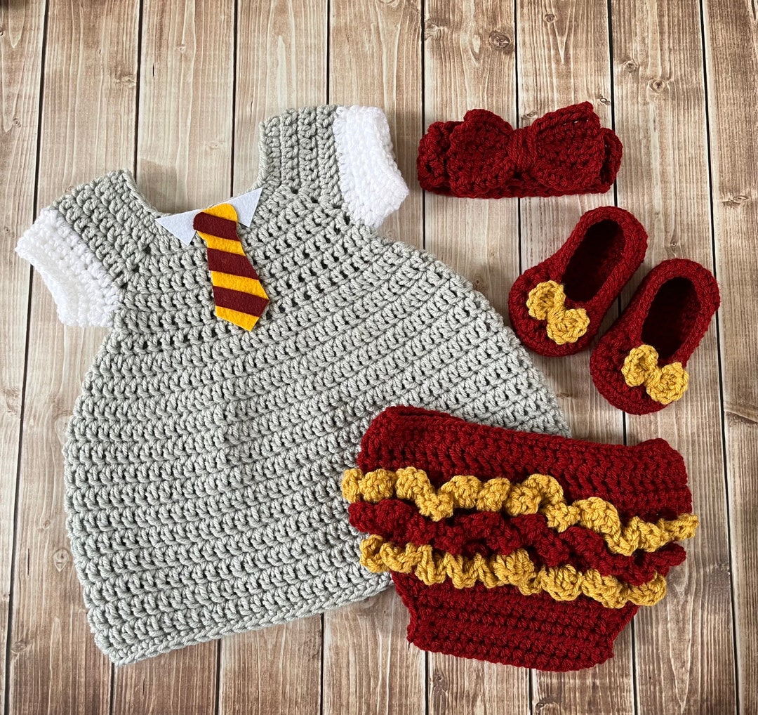 Baby Girl Wizard Costume/crochet Wizard Dress/first Birthday Dress ...