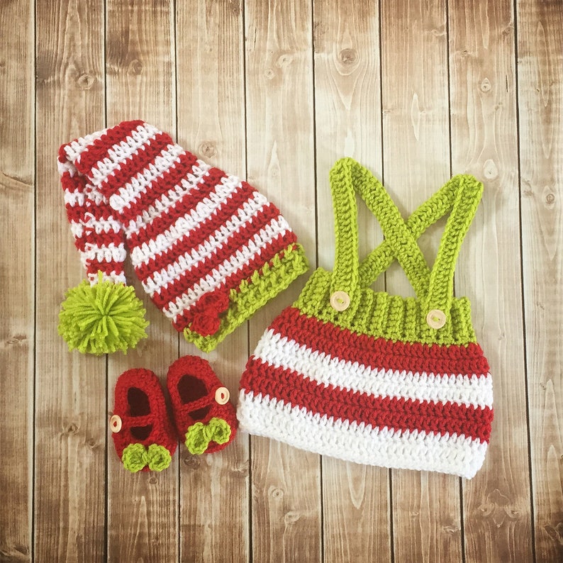 Little Miss Elf Costume/elf Stocking Cap/ Elf - Etsy