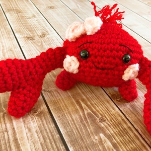 Crab Plush Toy/crab Doll/crabbie Toy/crochet Baby Crab/photography Prop ...