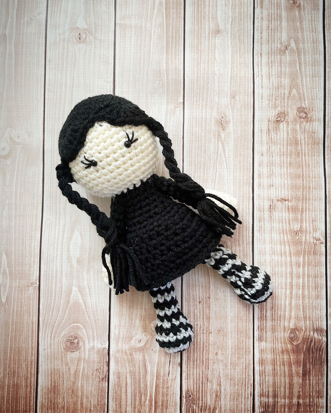 Wednesday Inspired Doll/wednesday Plush Doll/wednesday Addams Doll ...