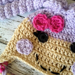 Little Miss Loopy Hat Lalaloopys Inspired Beanie in Light - Etsy