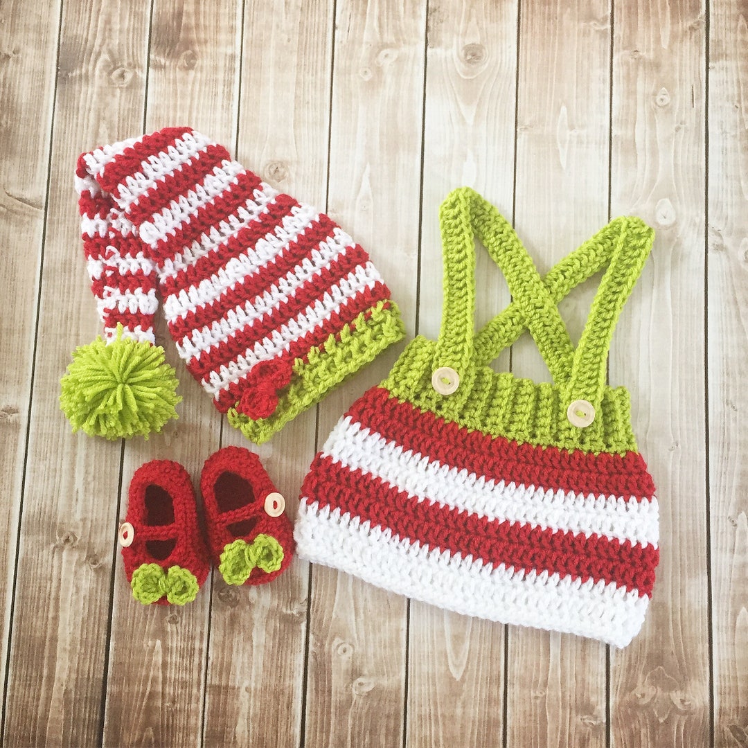 Little Miss Elf Costume/elf Stocking Cap/ Elf Costume/christmas Costume ...