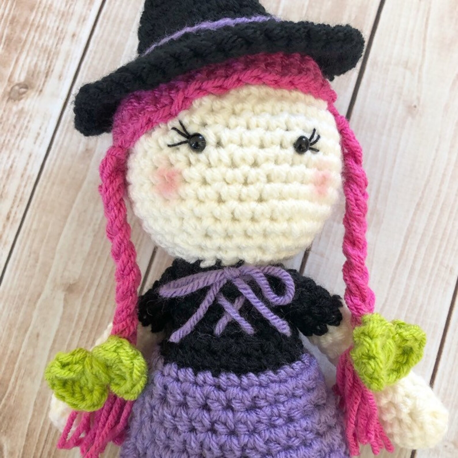 Little Miss Witch Doll/witch Plush Doll/witch - Etsy
