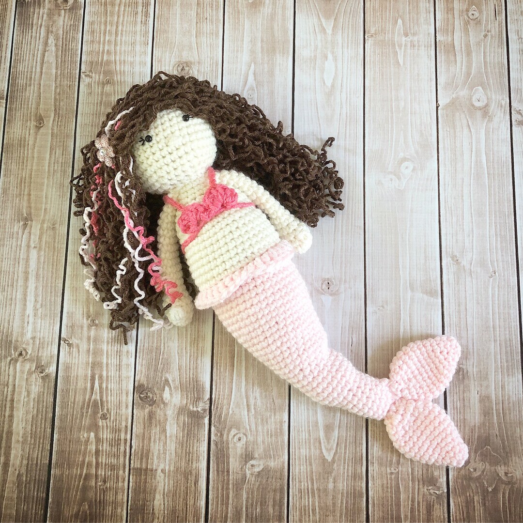 Little Miss Mermaid Doll Plush Toy/ Photography Prop/ Stuffed Toy ...
