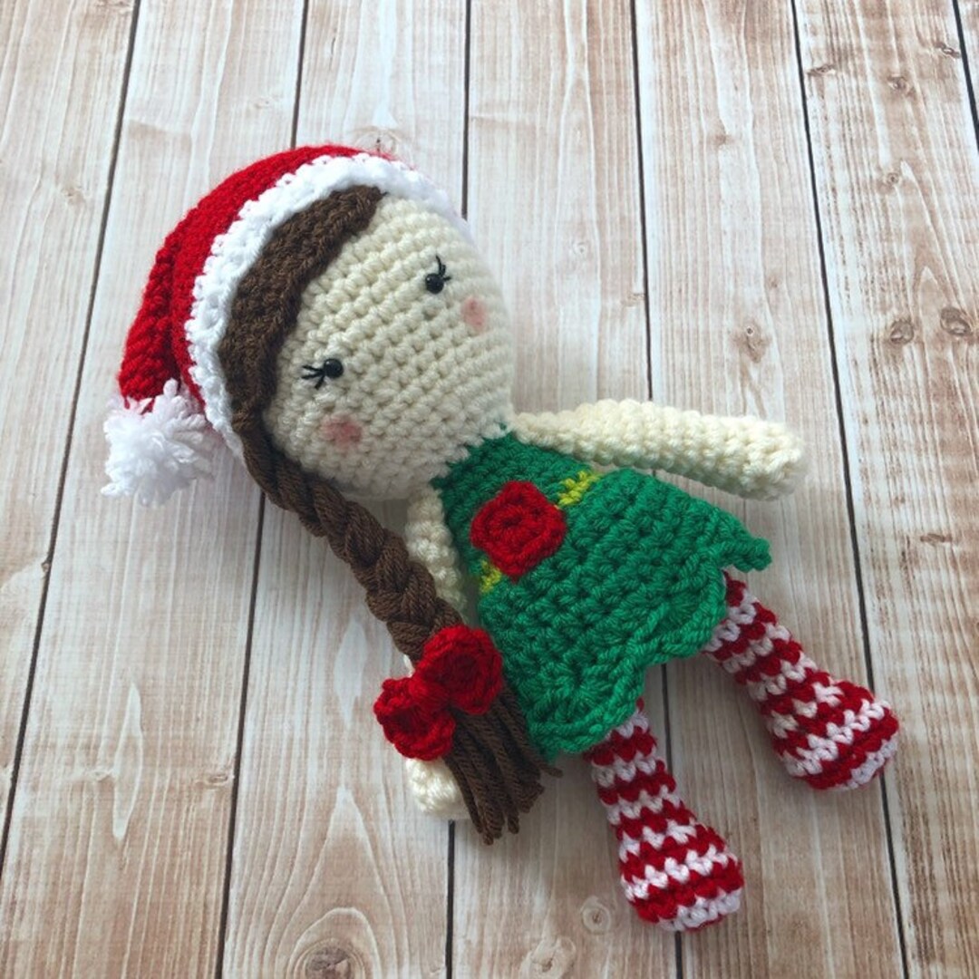 Little Miss Elf Doll/girl Elf Plush Doll/elf Ragdoll/ Christmas Doll ...