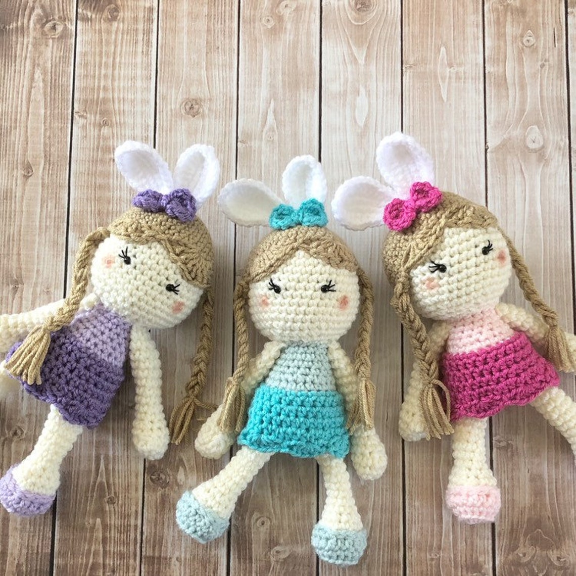 Little Miss Easter Bunny Doll/girl Plush Doll/ragdoll/easter | Etsy