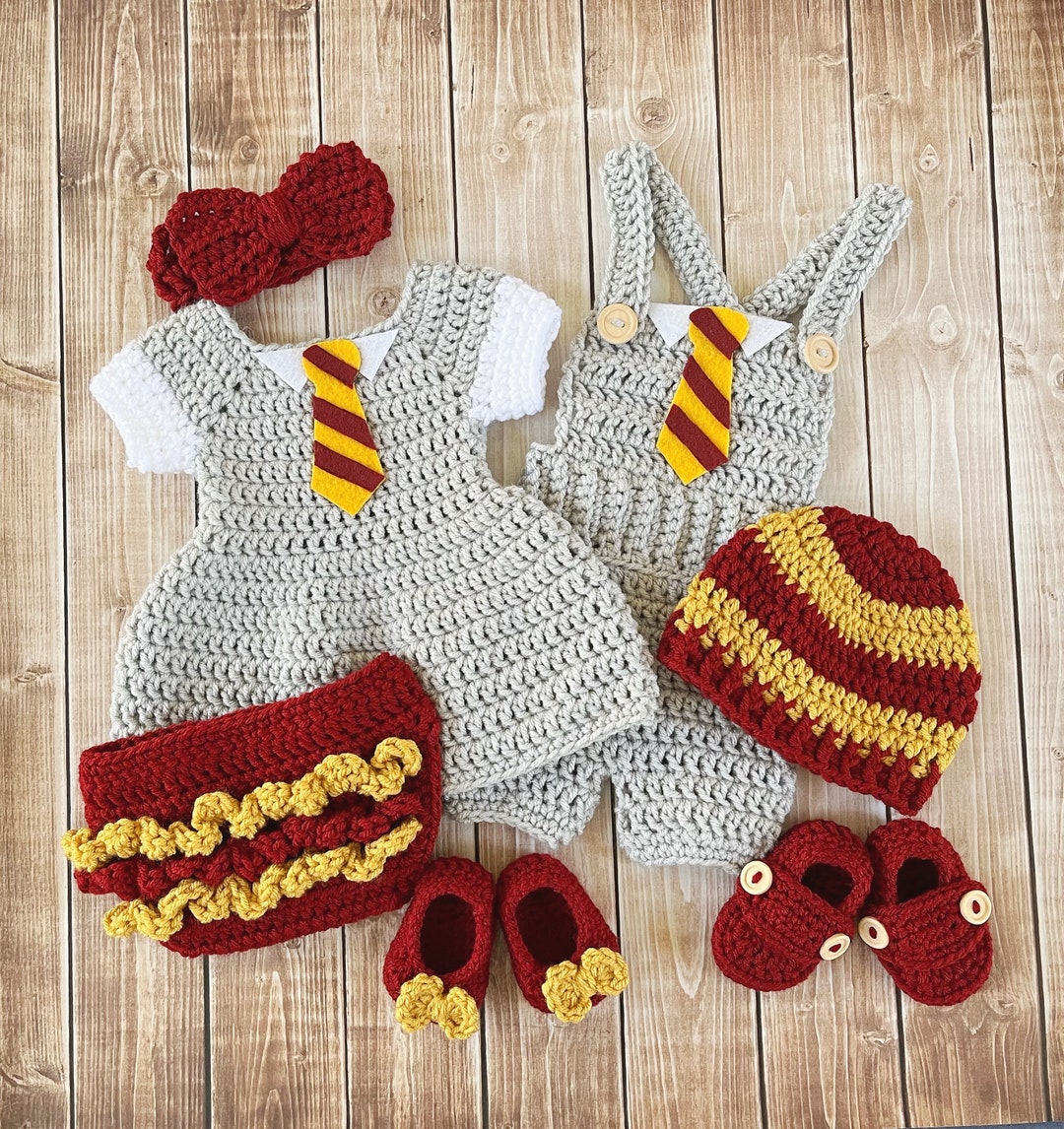 Twin Wizard Costumes/crochet Wizard Dress and Romper/first Birthday ...