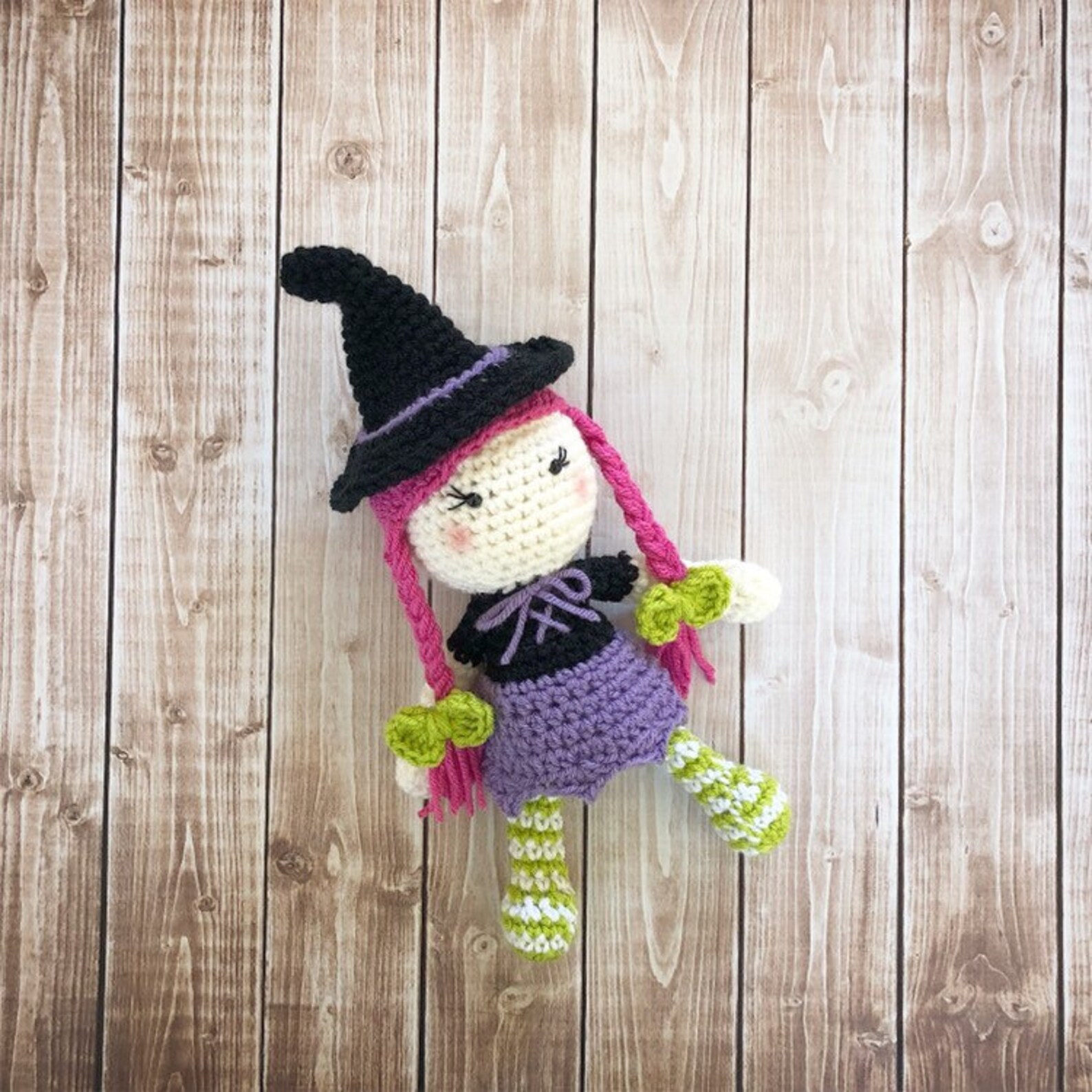 Little Miss Witch Doll/witch Plush Doll/witch - Etsy