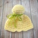 Tinkerbell Inspired Hat/ Tinkerbell Wig Hat Available in Newborn to ...