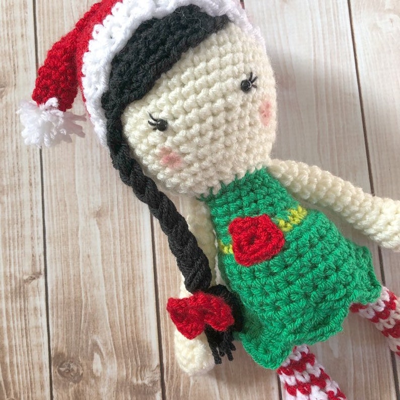 Little Miss Elf Doll/girl Elf Plush Doll/elf Ragdoll/ - Etsy