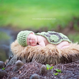 Mr. Turtle Cuddle Cape Set in Newborn Size- MADE TO ORDER - Etsy