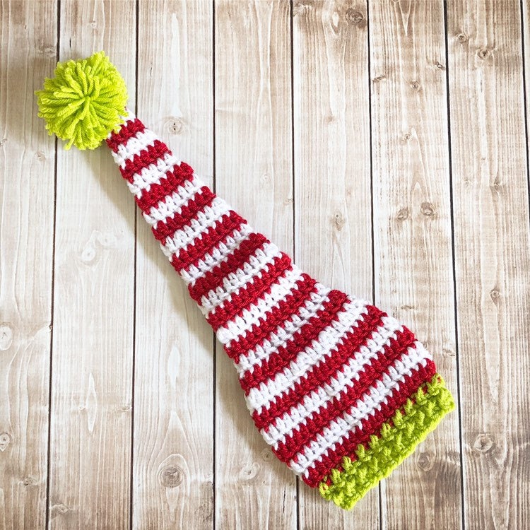 Little Mr. Elf Hat/ Elf Stocking Cap/ Christmas Stocking Cap/ | Etsy