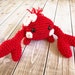Crab Plush Toy/crab Doll/crabbie Toy/crochet Baby Crab/photography Prop ...