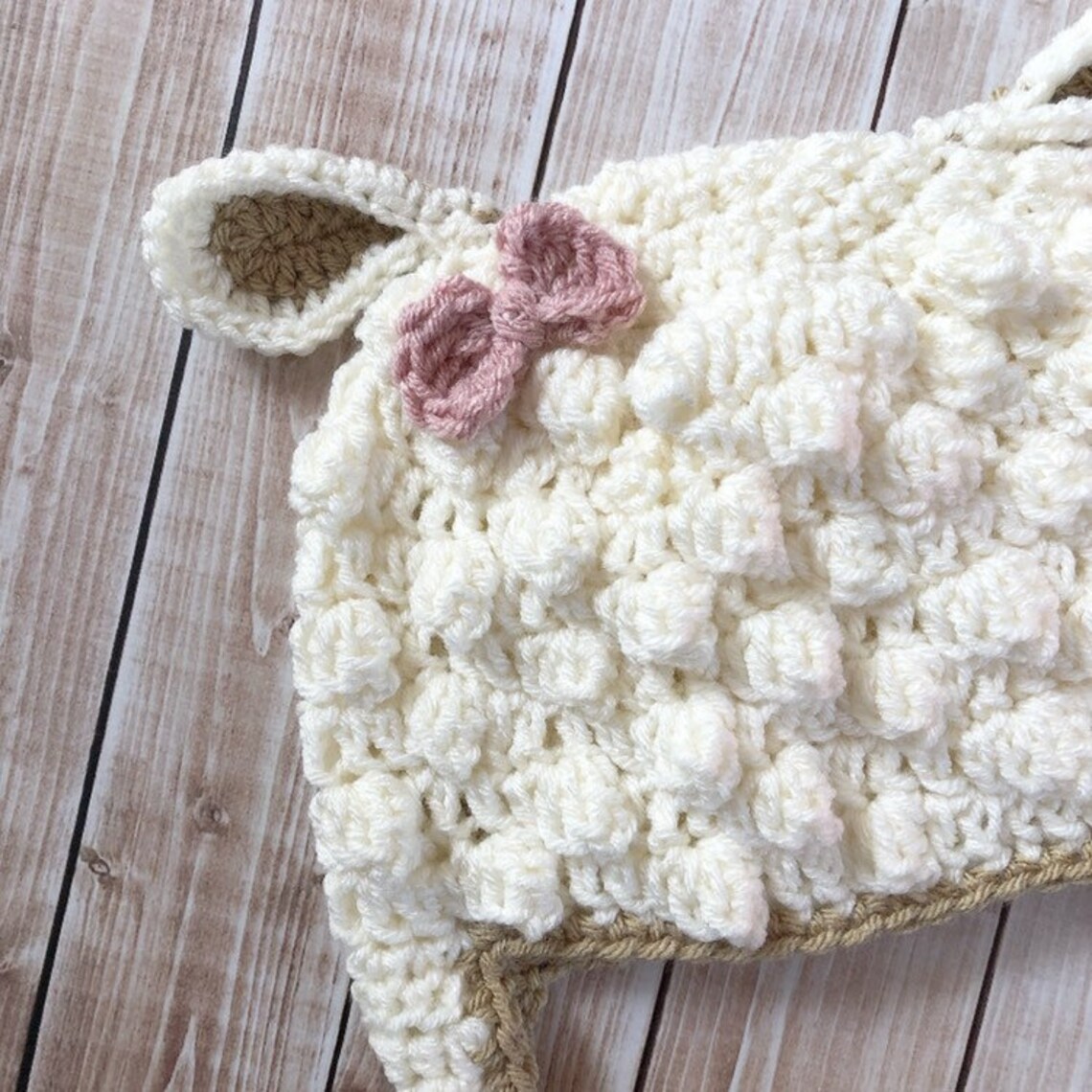 Little Miss Lamb Hat/lamb Beanie/easter Hat/easter Costume in - Etsy