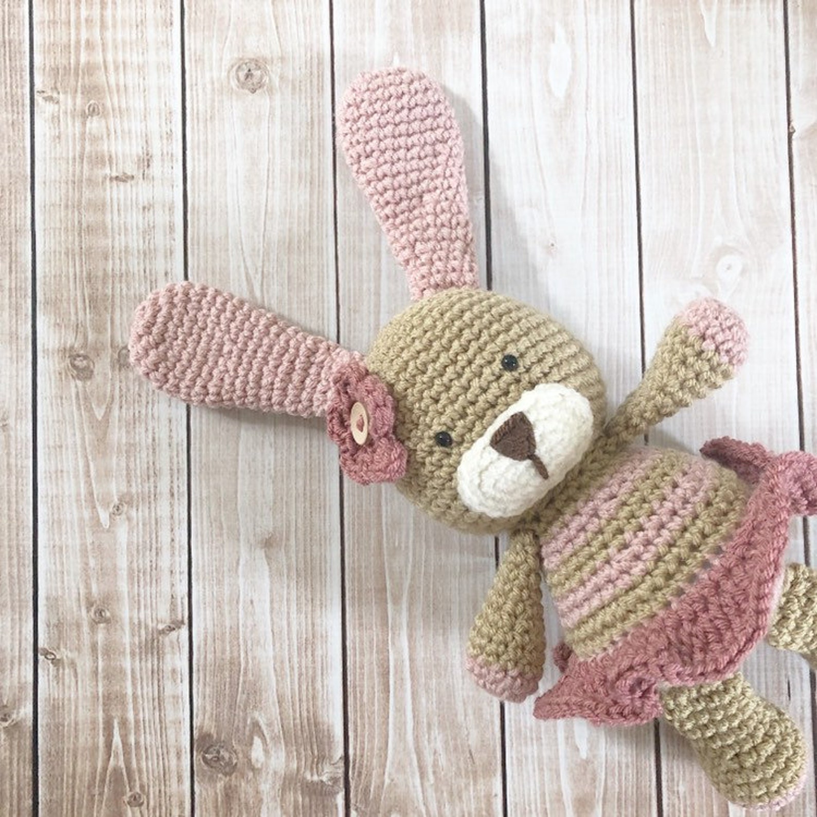 Little Miss Bunny Rabbit Plush Toy/easter Bunny | Etsy