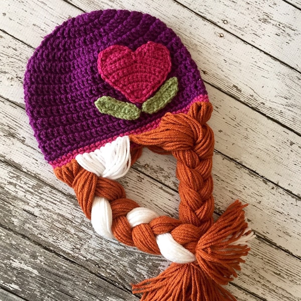 Frozen Anna Hat - Etsy