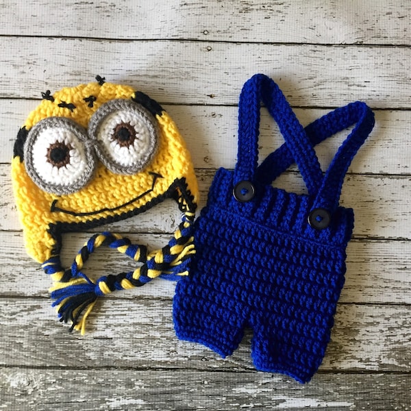 Yellow and Blue Minion Costume - Etsy