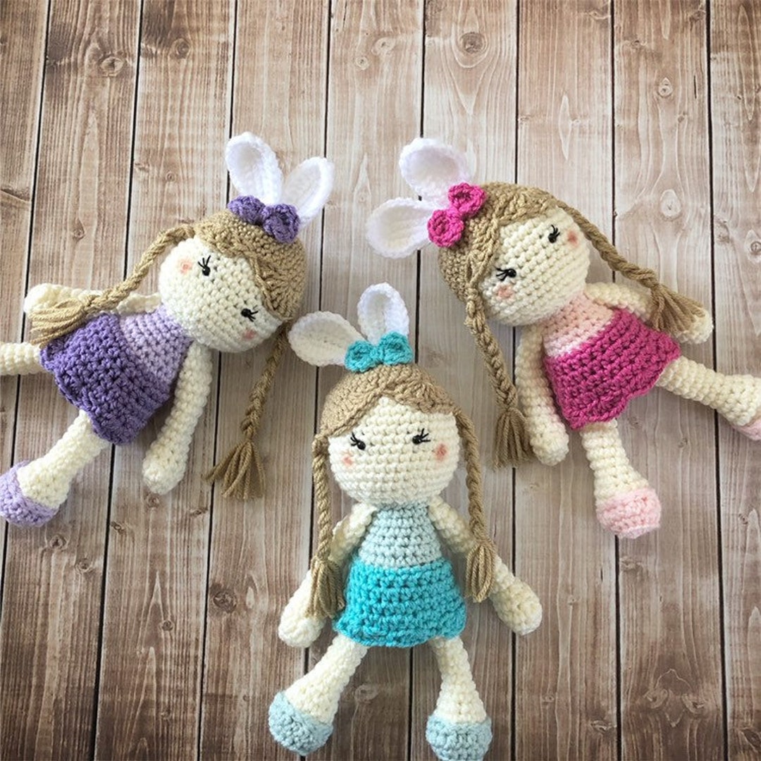 Little Miss Easter Bunny Doll/girl Plush Doll/ragdoll/easter Doll ...