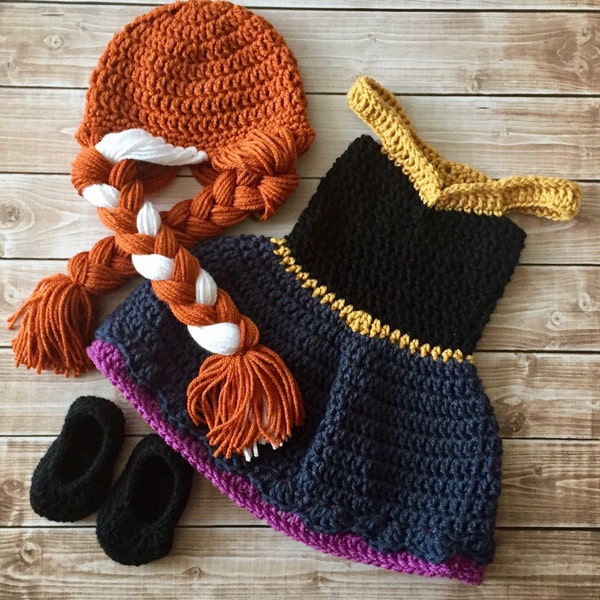 Frozen Anna Hat - Etsy