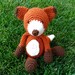 Mr. Fox Plush Toy/ Photography Prop/ Stuffed Toy / Soft Toy/amigurumi ...