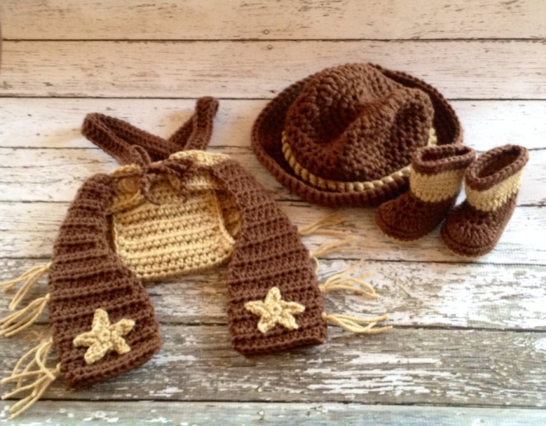 Little Mr Cowboy Hat, Chaps, Boots and Diaper Cover Available in ...