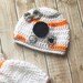 BB8 Inspired Baby Girl Costume/ Crochet BB8 Hat/star Wars - Etsy
